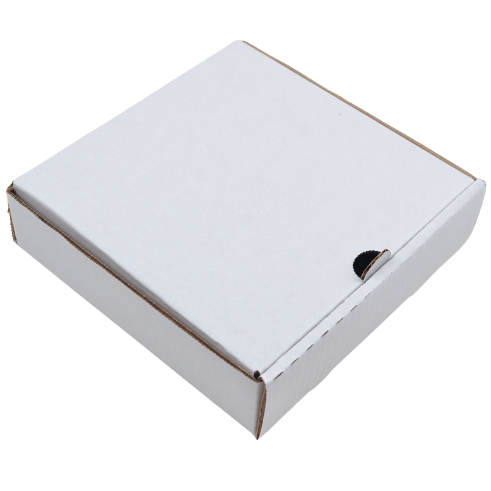 Caja Para Pizza 20x20cm (8 Pulgadas) Blanca, 25 Piezas – Cardboardhaus