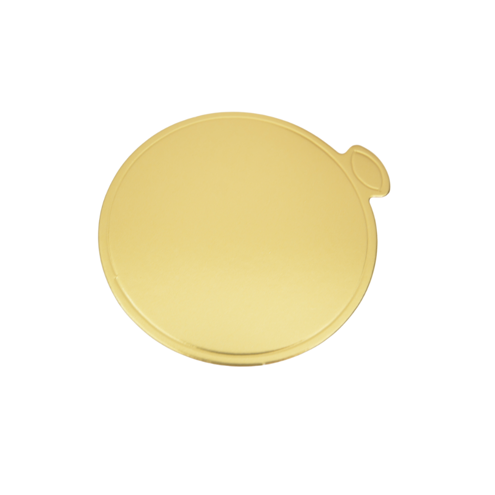 Bases Doradas para Mini Postre - Redonda, 100 piezas 9cm – Cardboardhaus